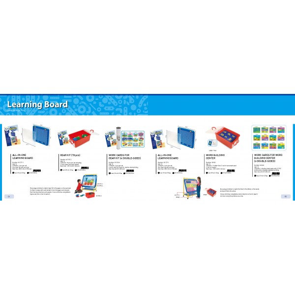 All in one Learning Board Complete Set - Gigo Early Childhood - Mainan ...