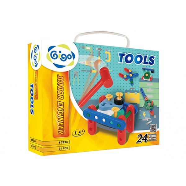 Junior Engineer Tools - Gigo Construction Toys - Mainan Kreatif